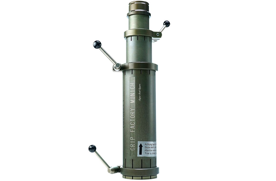 GRIP FACTORY MUNICH - AL-2318 Adjustable gas riser (50-115 cm/20" - 45 ...